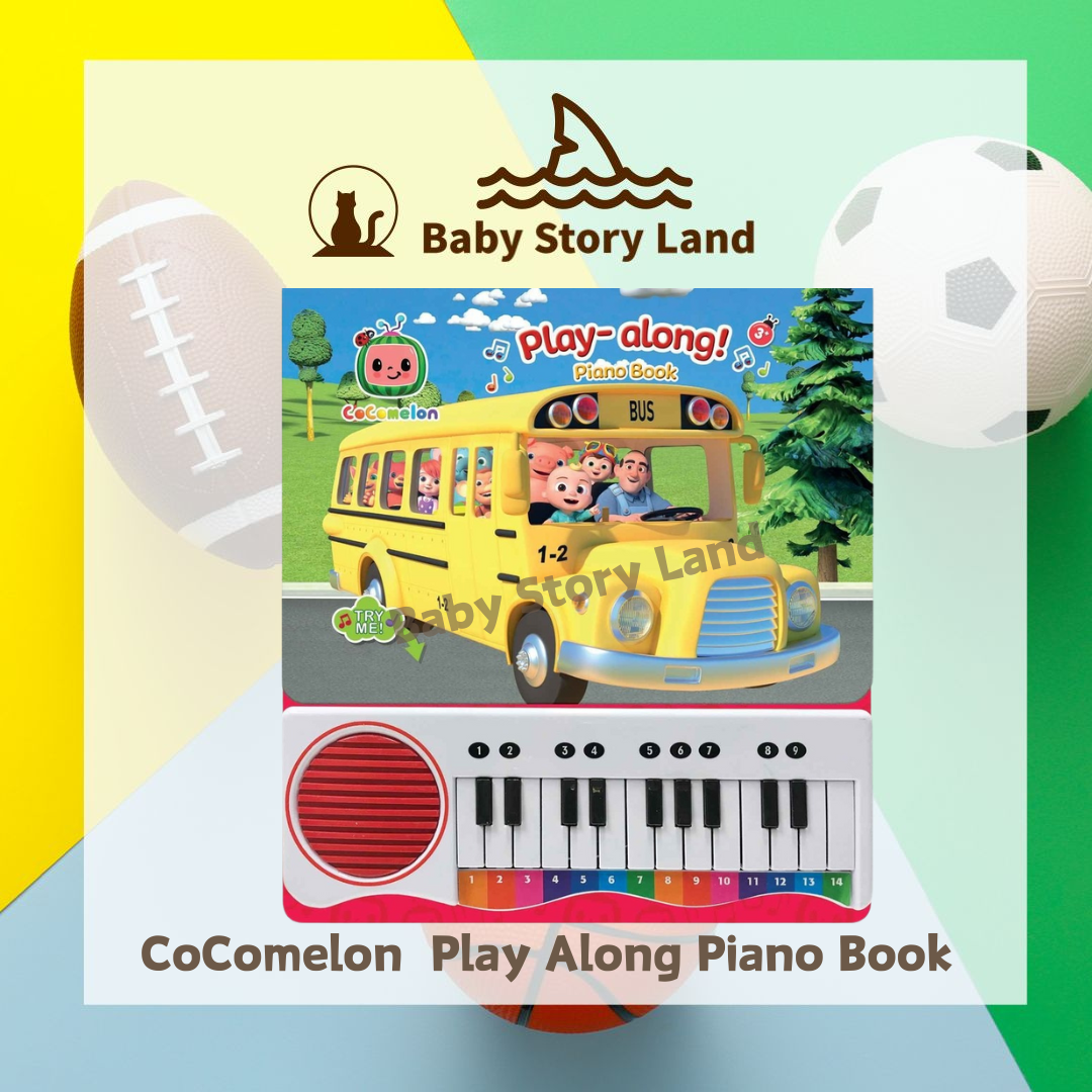 CoComelon Play Along Piano Book 學習演奏書 - Baby Story Land
