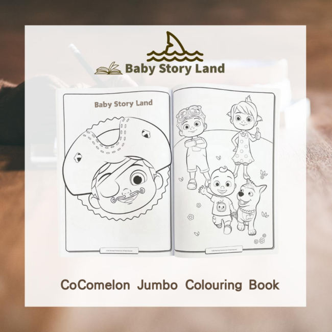 CoComelon Jumbo Colouring Book - Baby Story Land